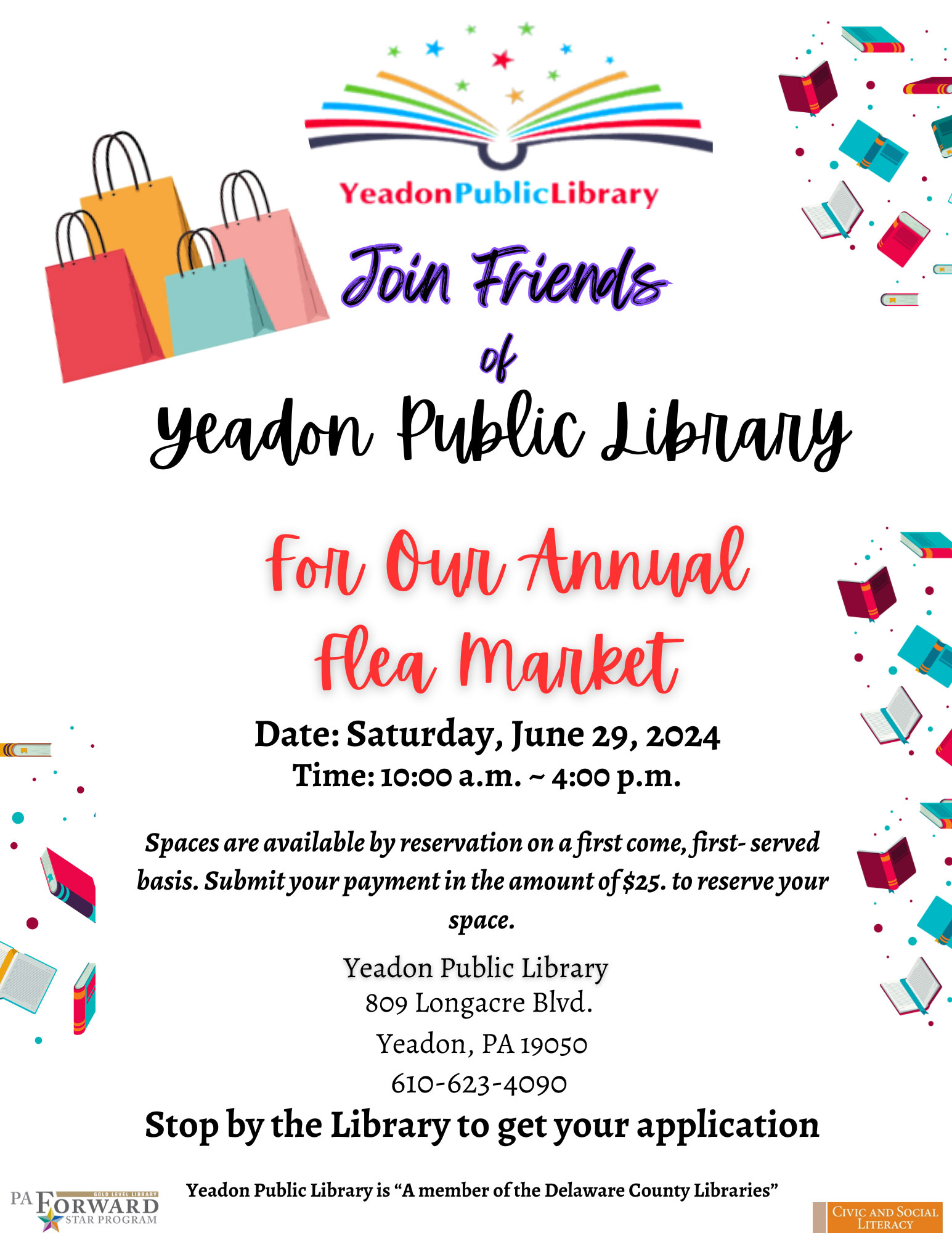 Yeadon Library’s Annual Flea Market Takes Place Saturday, June 29 ...